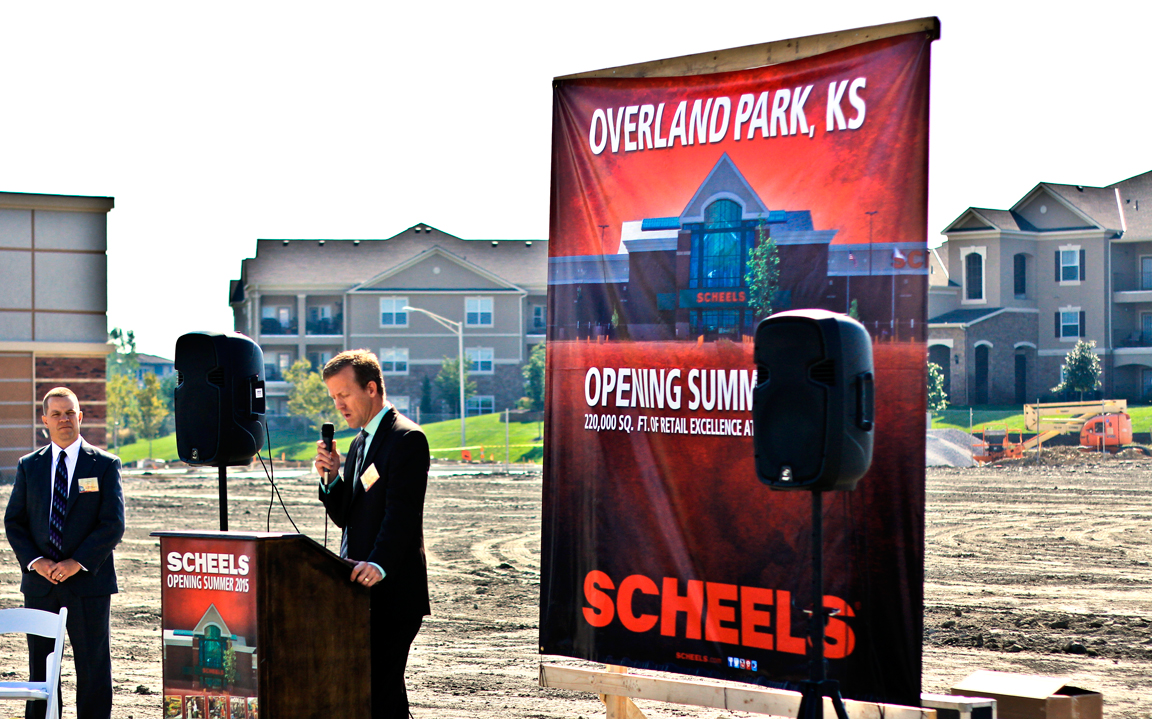 Scheels Overaland Park Sporting Goods Store: Ground Breaking