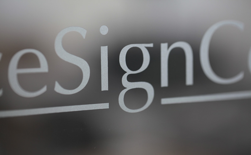 Frosted Vinyl Tutorial by Custom Sign Maker Signs by Tomorrow